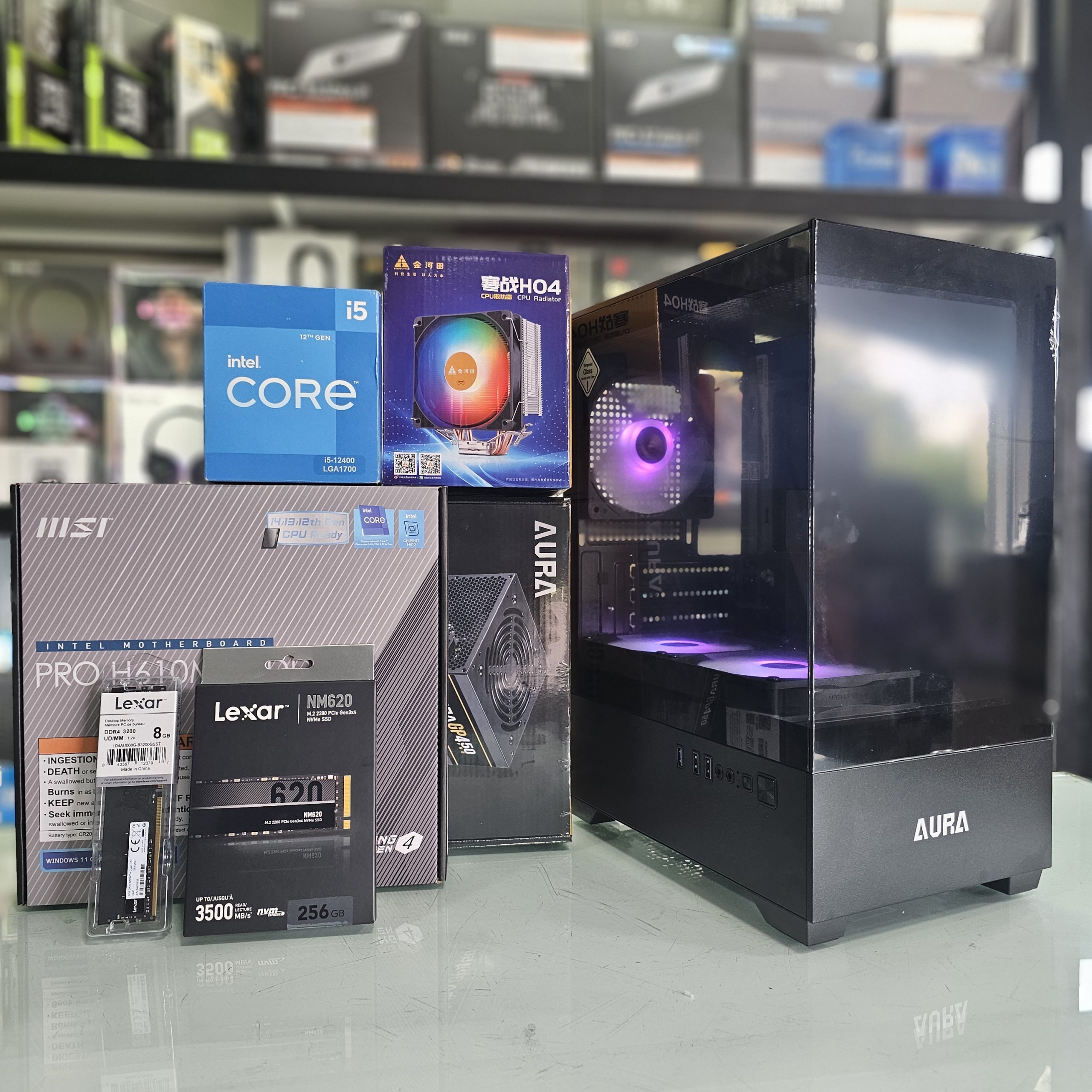 Intel Core i5 12th Gen 8GB 256GB NVMe SSD Desktop PC